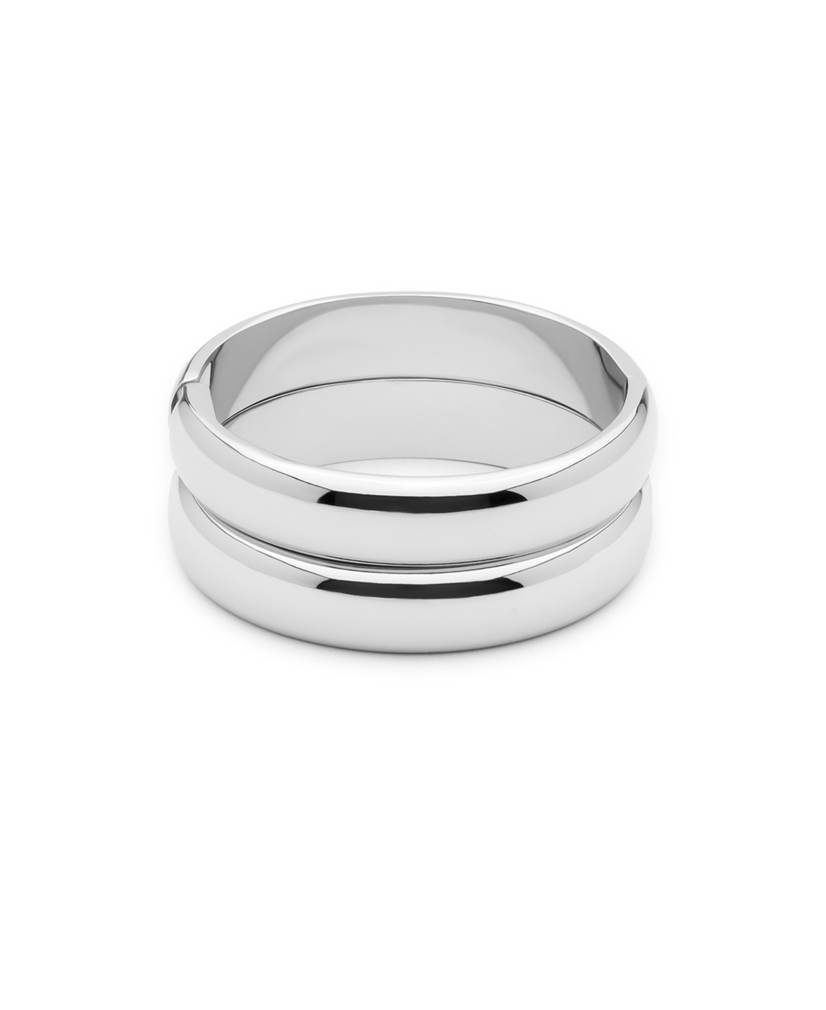 Click here for Ettika Simple Stack Bangle Bracelet Set - Silver prices