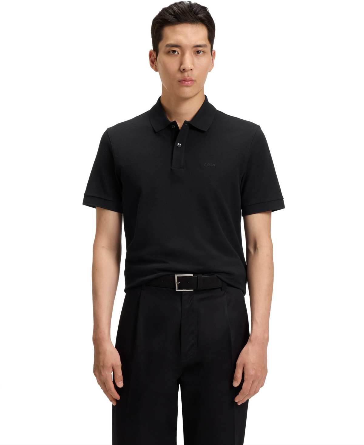 Click here for Boss by Hugo Boss Mens Cotton Regular-Fit Polo Shi... prices