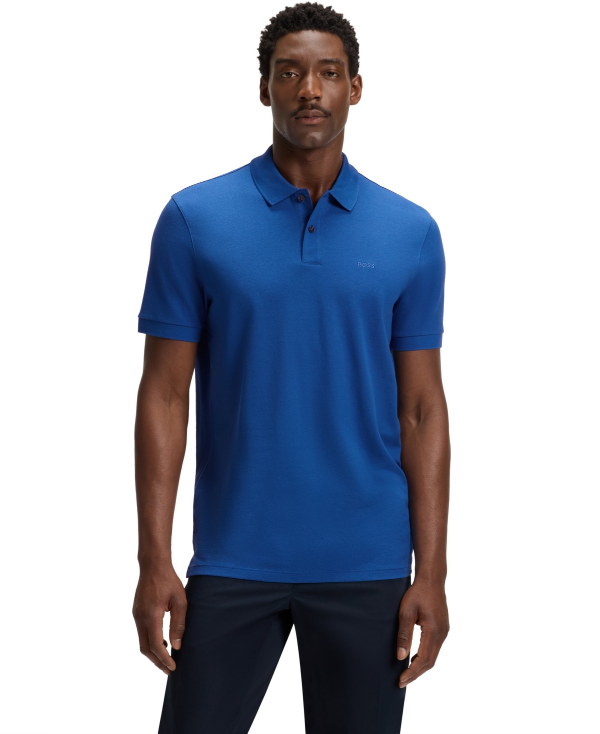 Click here for Boss by Hugo Boss Mens Cotton Regular-Fit Polo Shi... prices