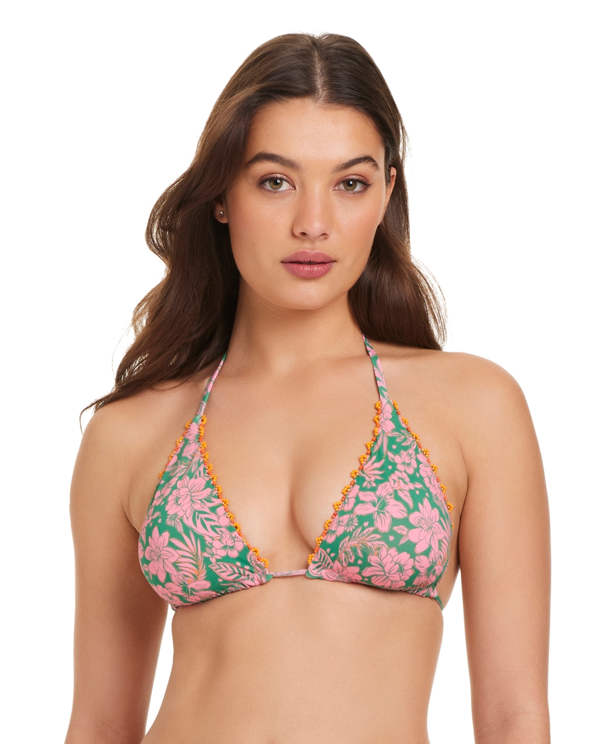 Click here for Red Carter Womens V-Neck Tie-Back Bikini Top - Gre... prices