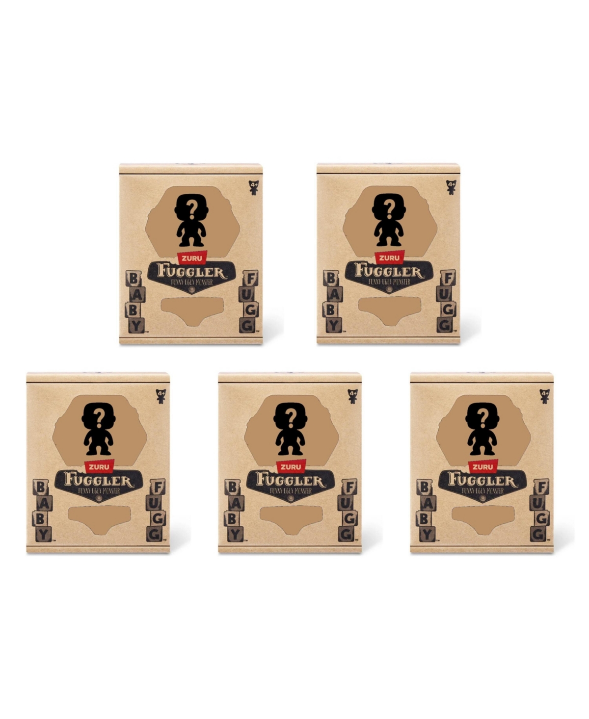 Click here for Fuggler Set of 5 Zuru Baby Fugg 3.5 Inch Plush Toy... prices