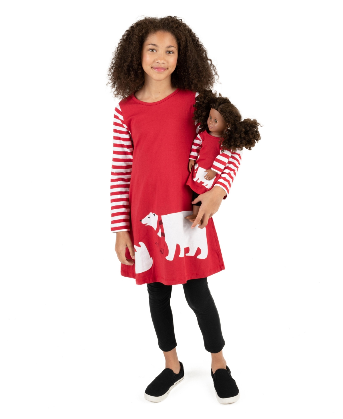 Click here for Leveret Toddler Girls Matching Doll Long Sleeve Co... prices