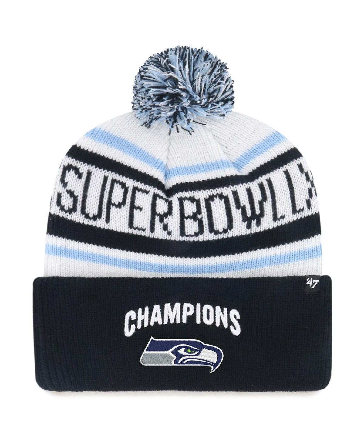 Click here for 47 Brand Mens White/Black Seattle Seahawks Super B... prices