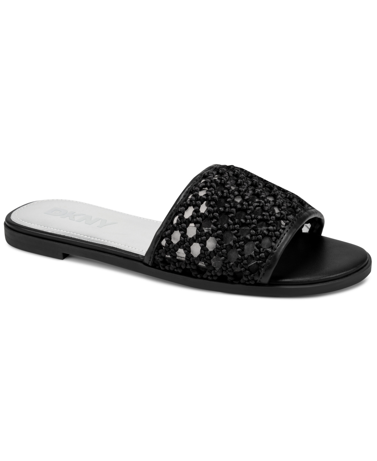 Click here for Dkny Womens Winter Slip-On Slide Sandals - Black prices