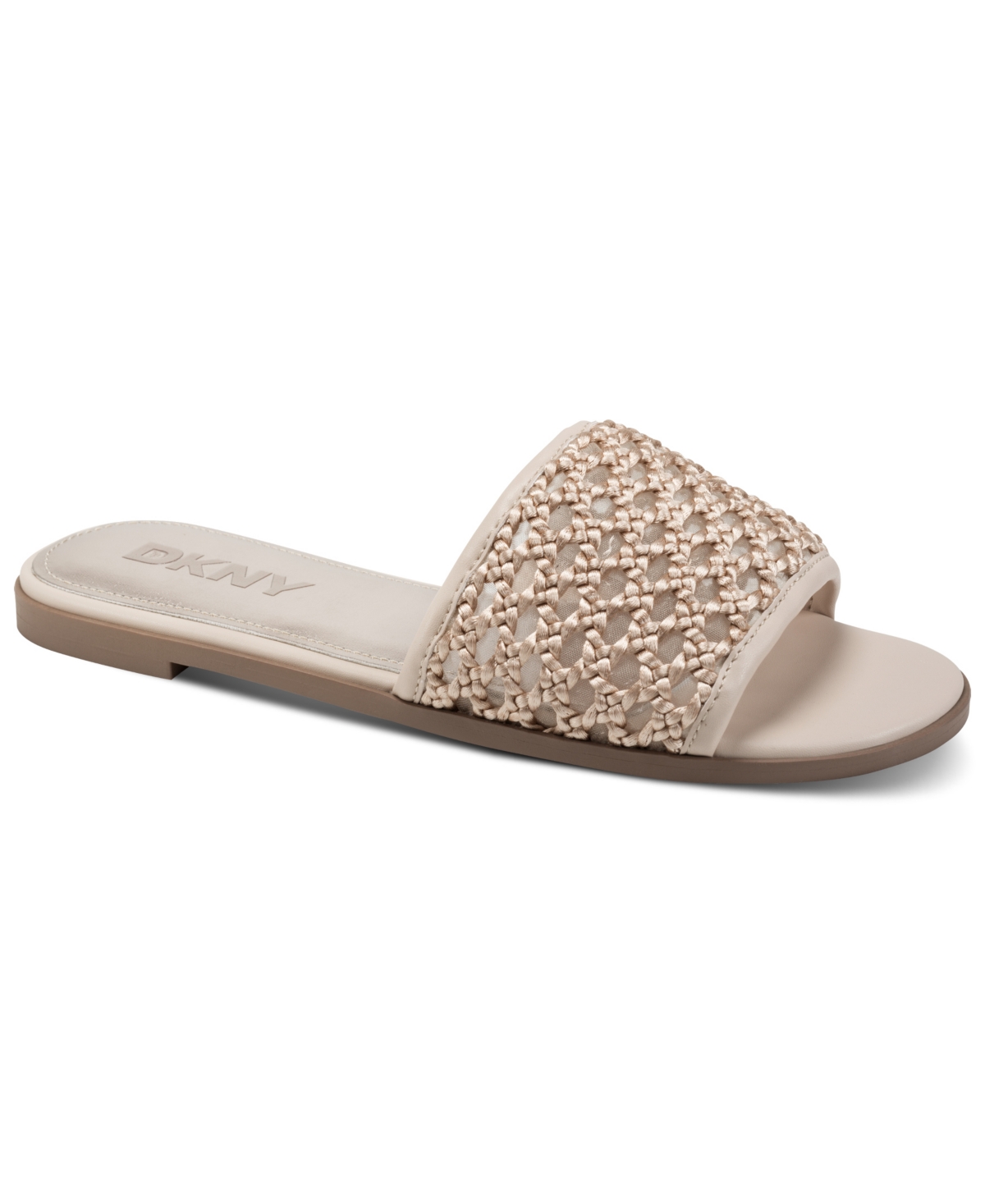 Click here for Dkny Womens Winter Slip-On Slide Sandals - Natural prices