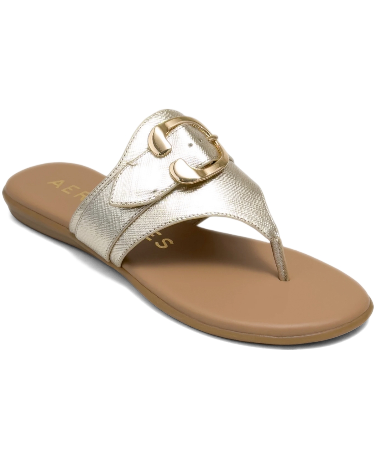 Click here for Aerosoles Womens Glitz Open Toe Flat Sandals - Sof... prices