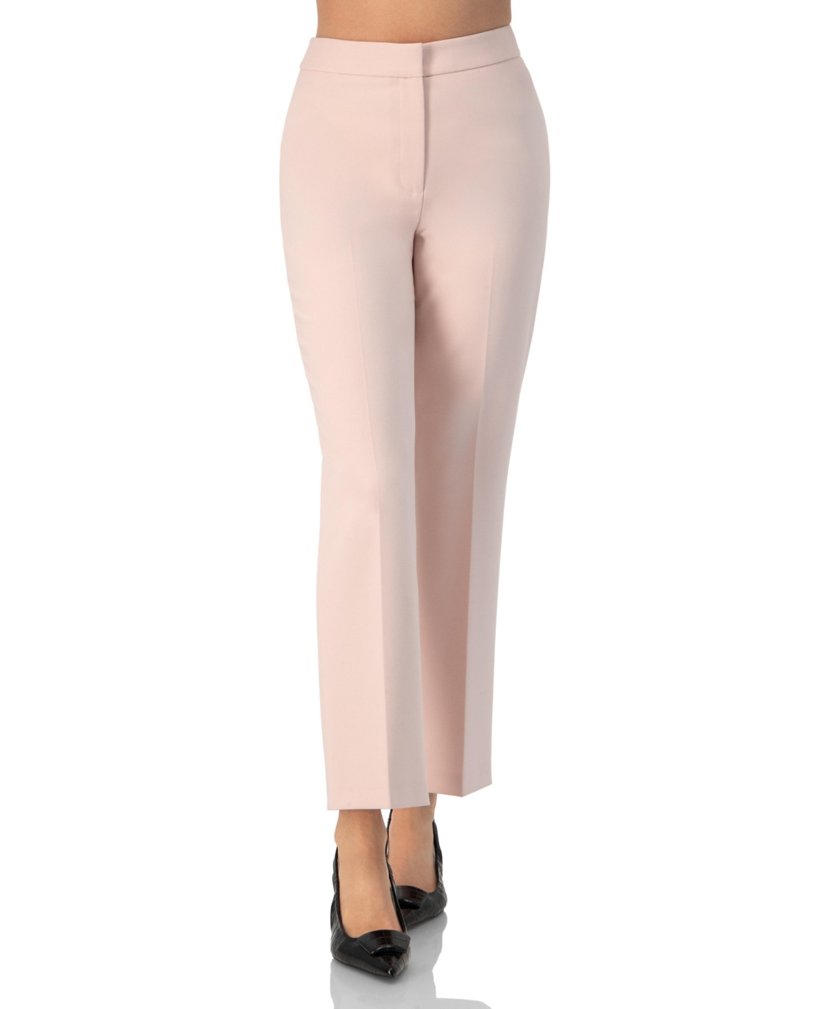 Click here for Ivonne Womens Tailored Straight-Leg Pants - Dusty... prices