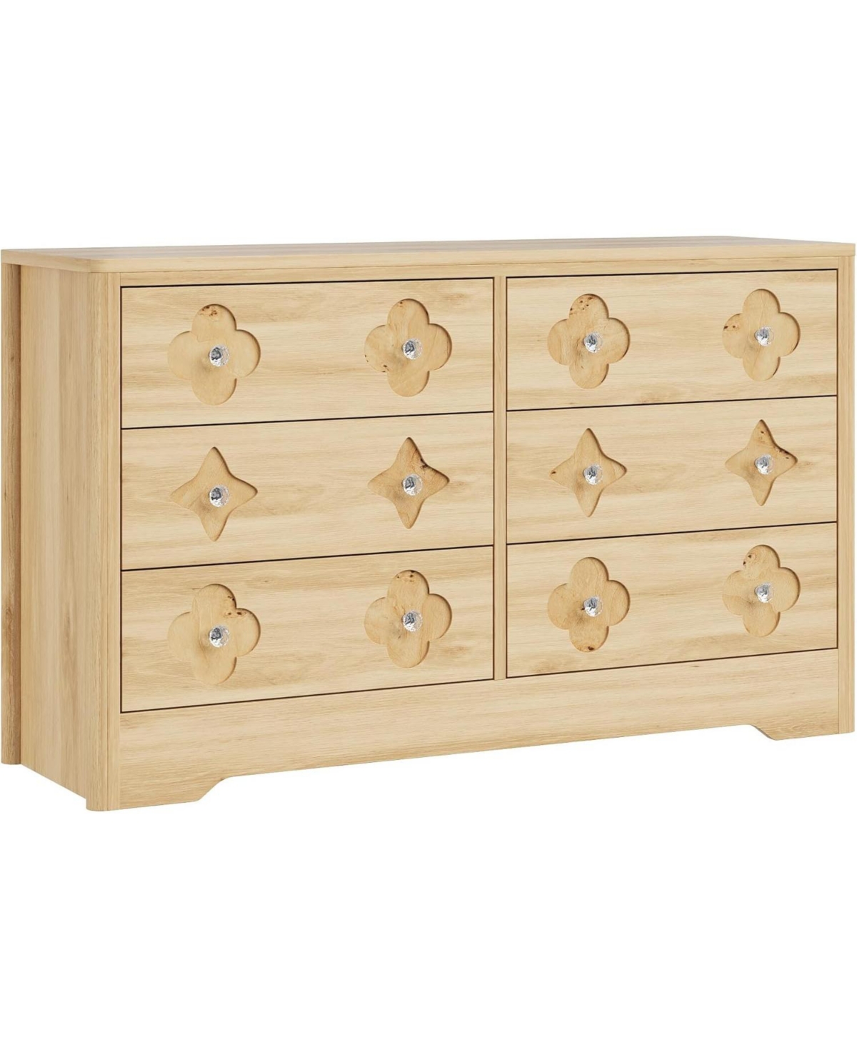 Click here for gaomon Rattan 6-Drawer Dresser for Bedroom  Wide W... prices