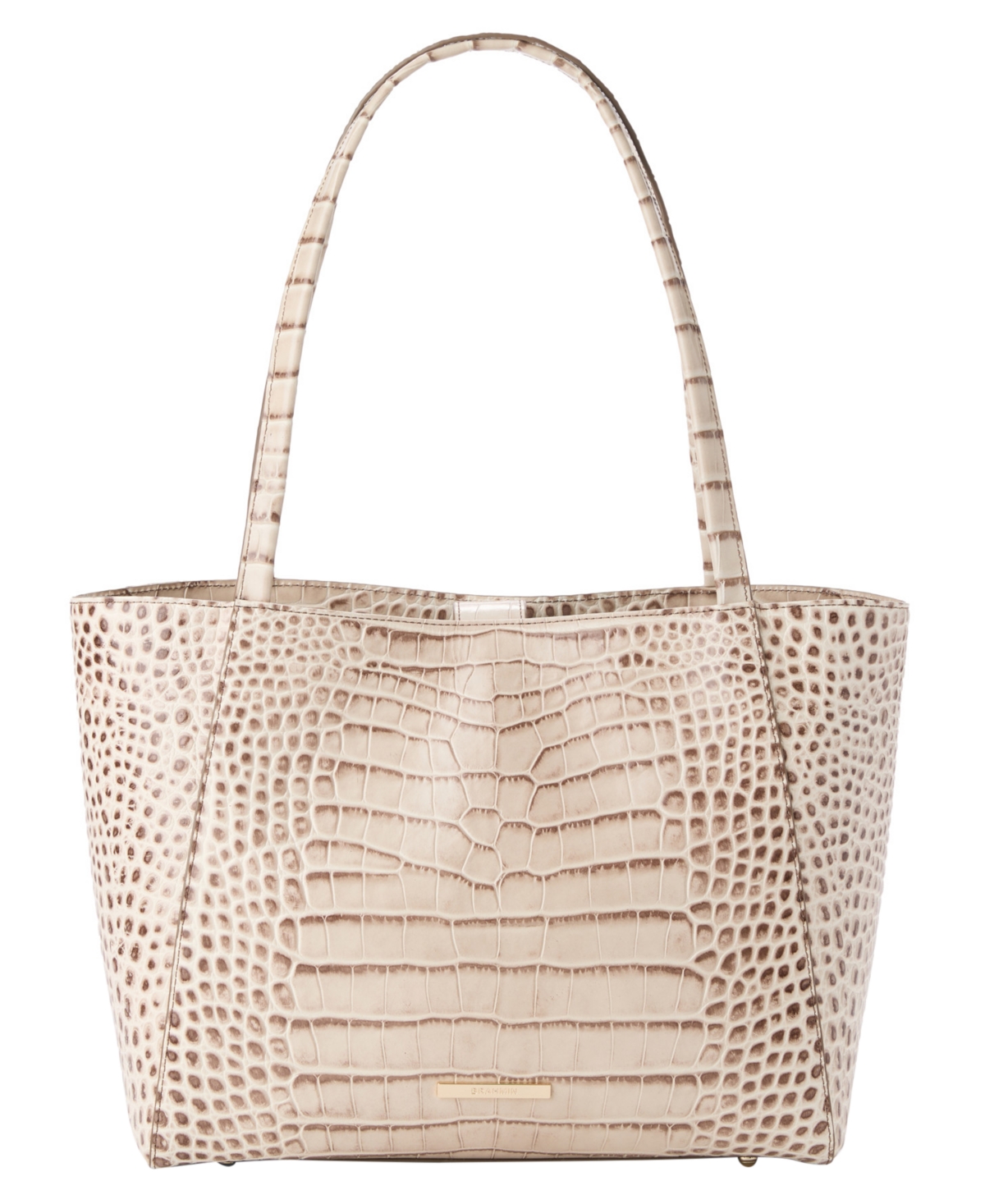 Click here for Brahmin Mona Alba Open Top Large Tote Bag - Warm G... prices