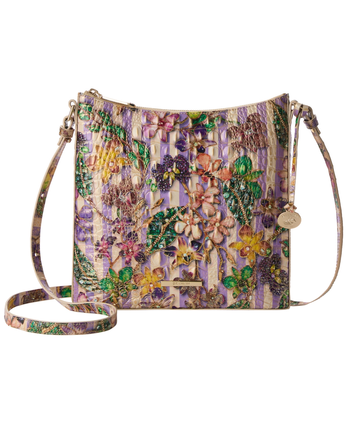 Click here for Brahmin Katie Melbourne Embossed Leather Crossbody... prices