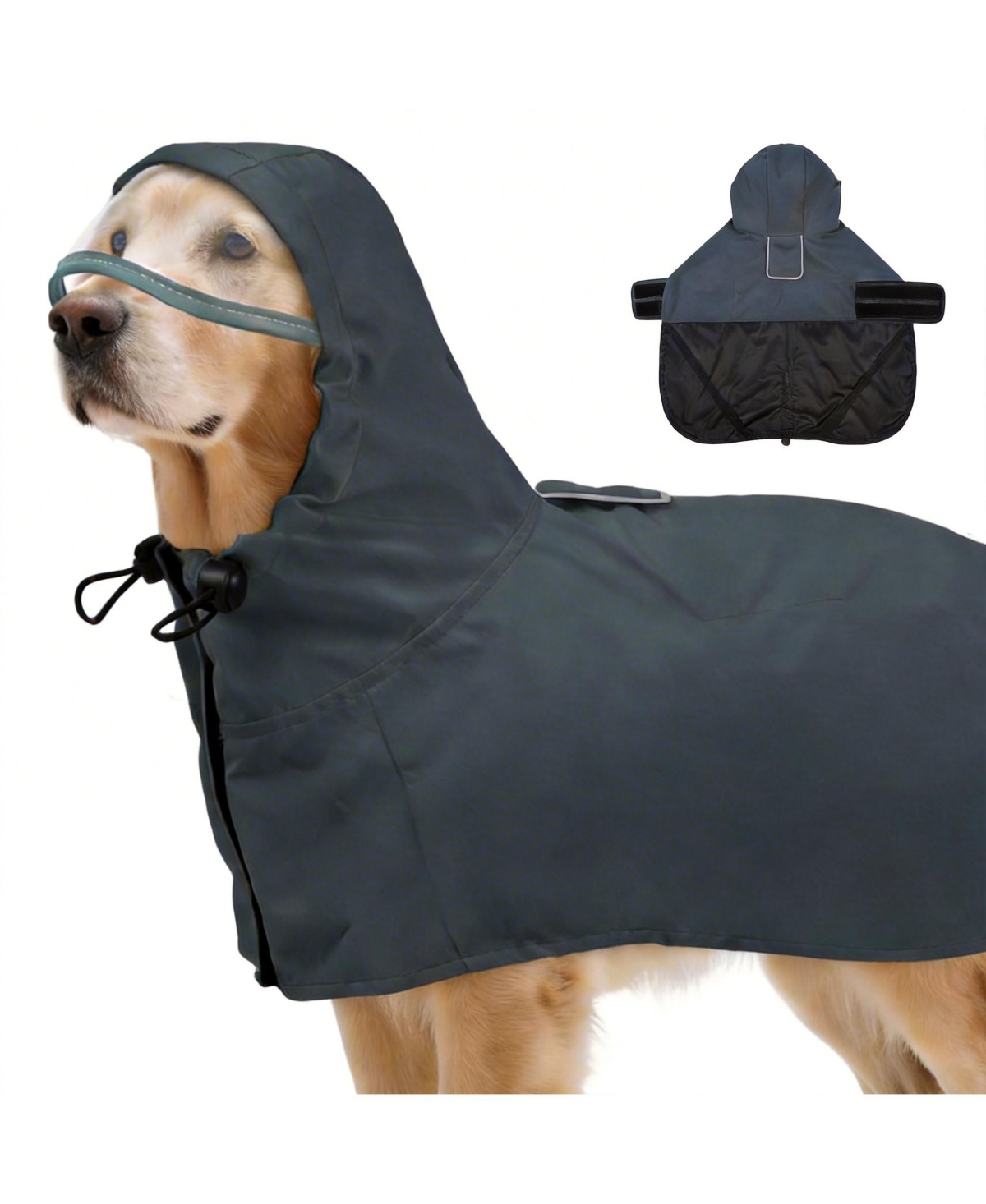 Click here for Aronkl Waterproof Windproof Dog Rain Jacket with H... prices