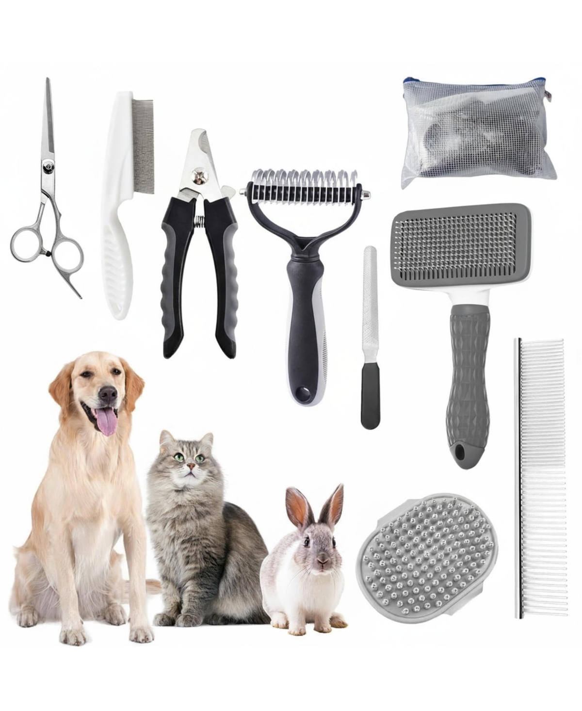 Click here for Aronkl Pet Grooming Kit: Slicker Brush  Shampoo Br... prices