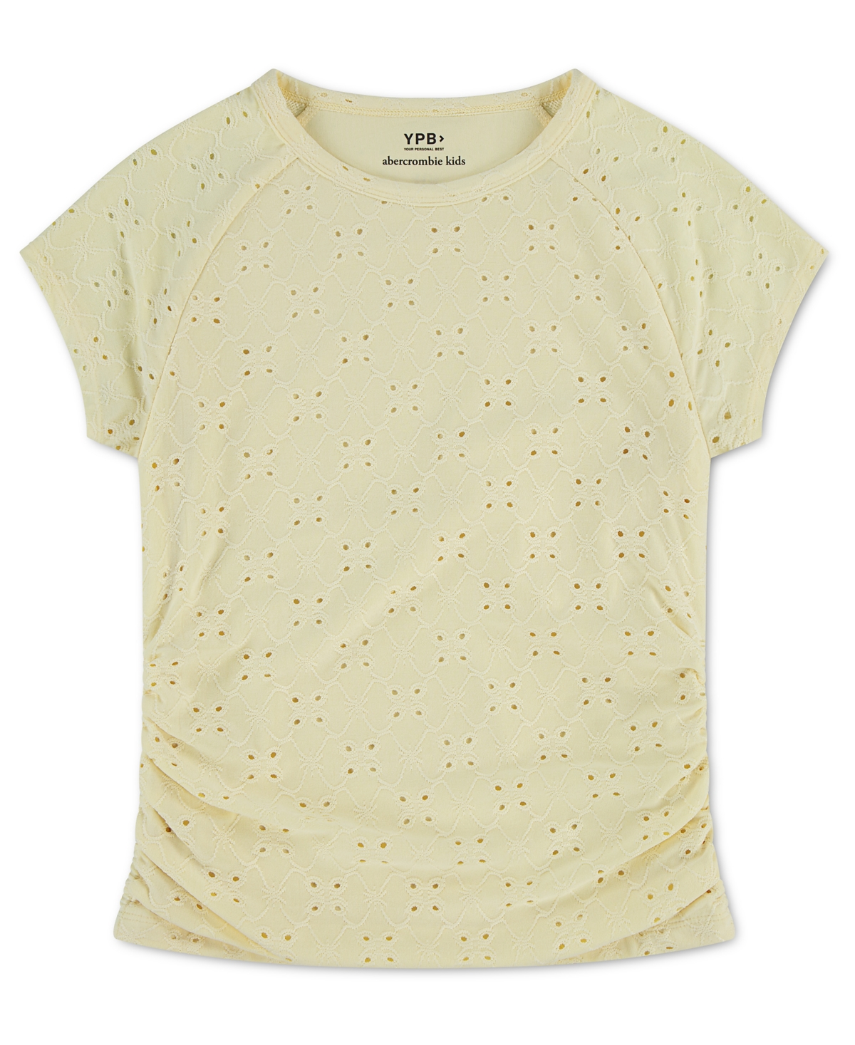 Click here for abercrombie kids Girls Eyelet Ruched Baby T-Shirt... prices