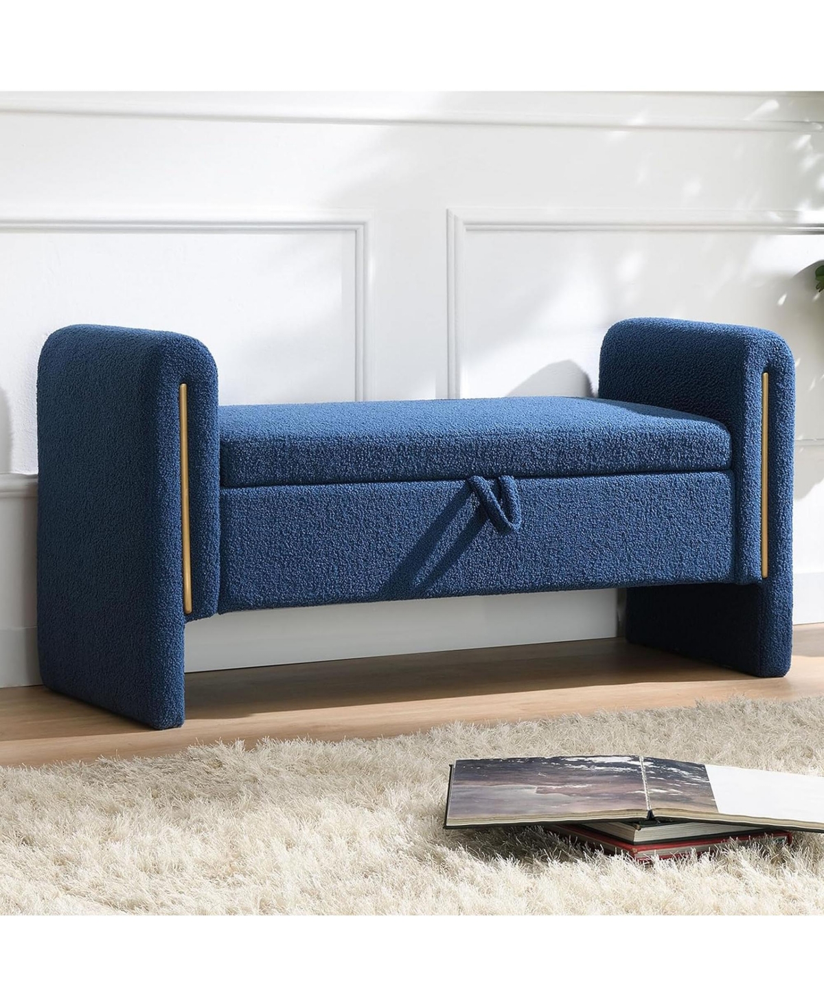 Click here for Rainsken Upholstered Storage Ottoman  Modern Teddy... prices