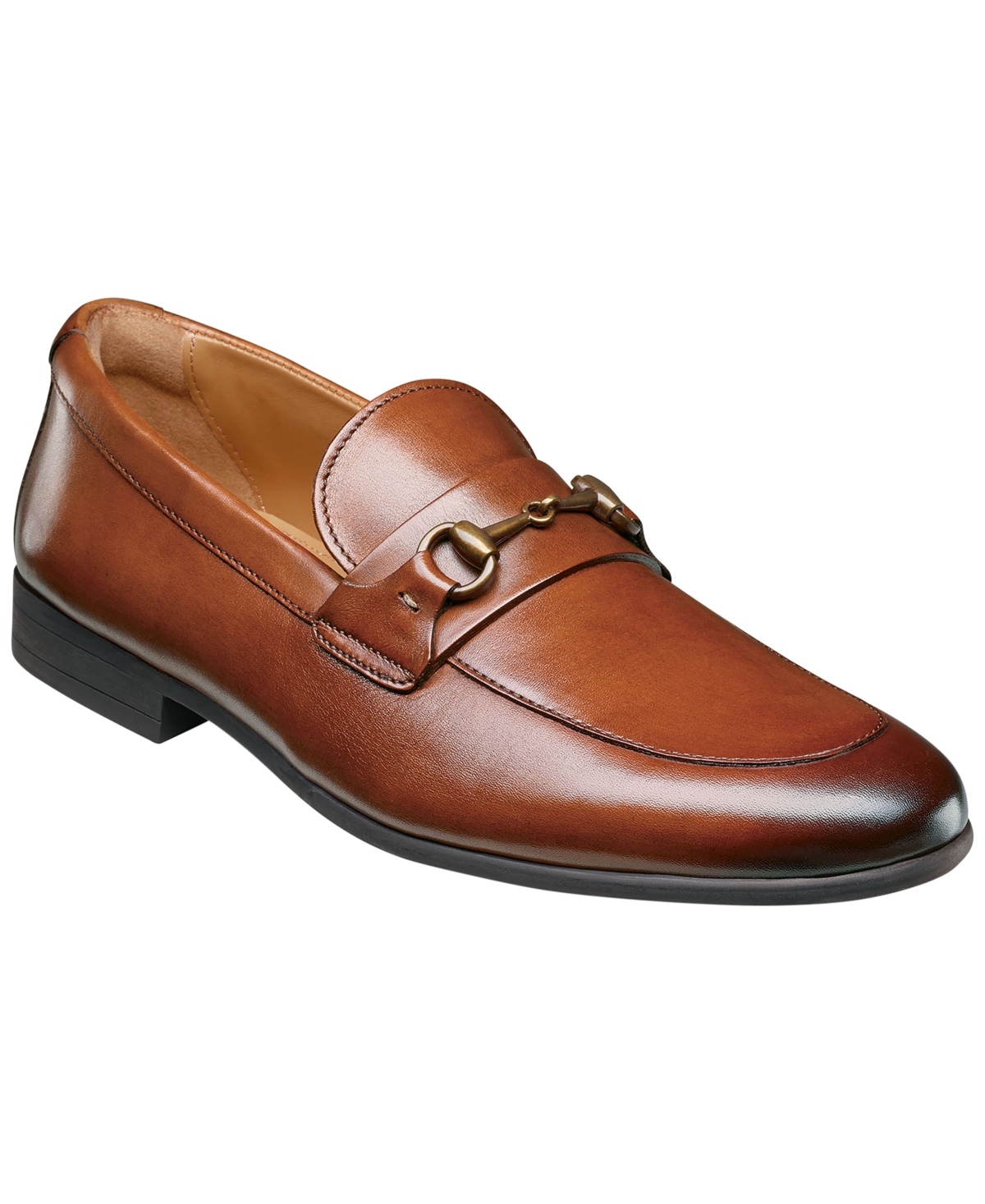 Click here for Florsheim Mens Modena Moc-Toe Bit Loafers - Cognac prices