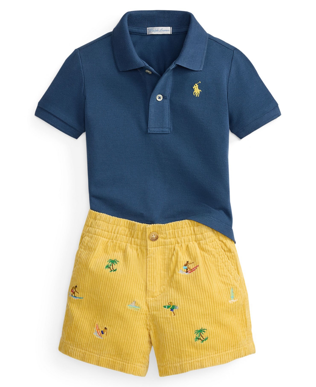 Click here for Ralph Lauren Baby Boys Cotton Mesh Polo Shirt and... prices