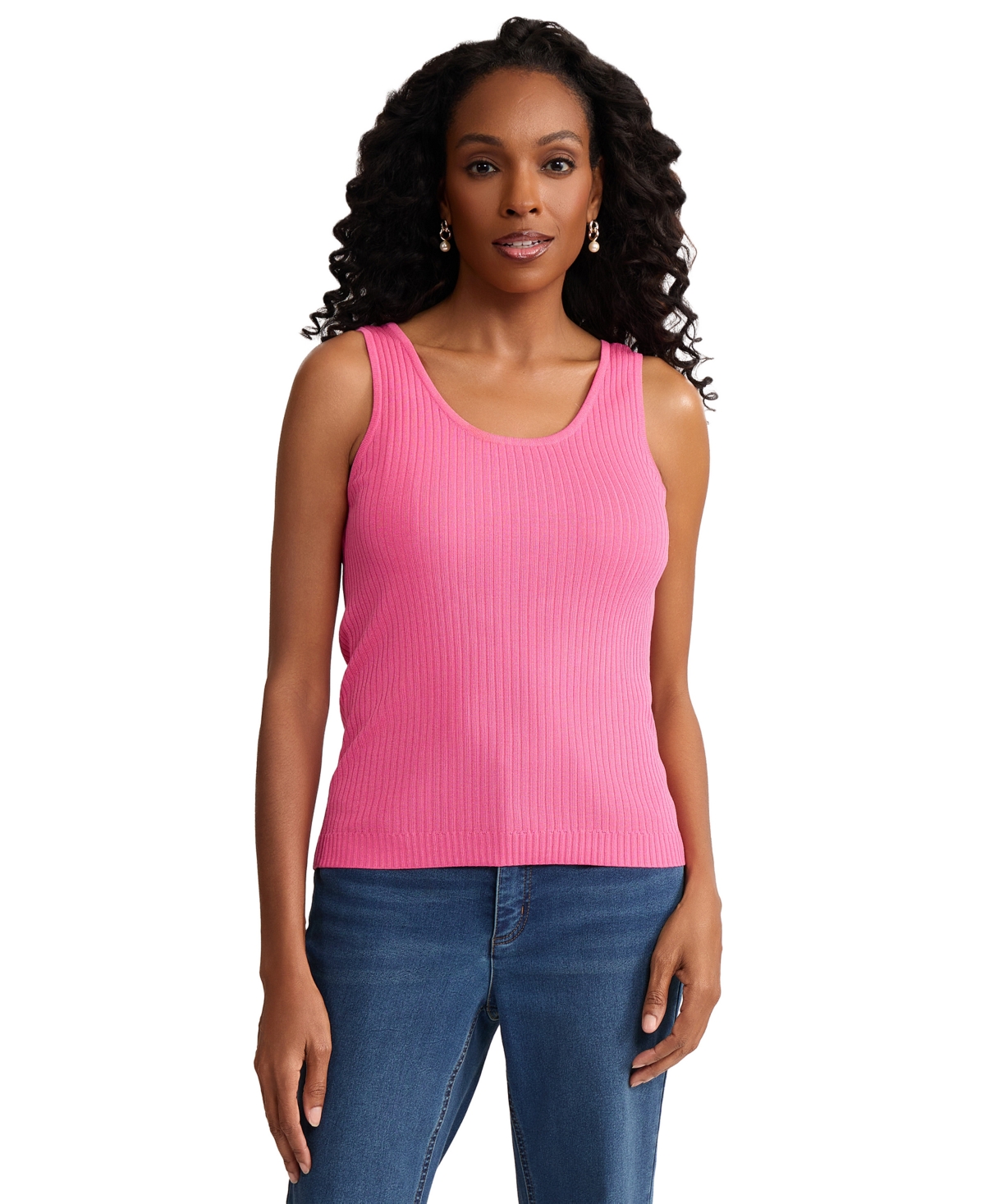Click here for Jones New York Womens Scoop Neck Tank Top - Dutch... prices