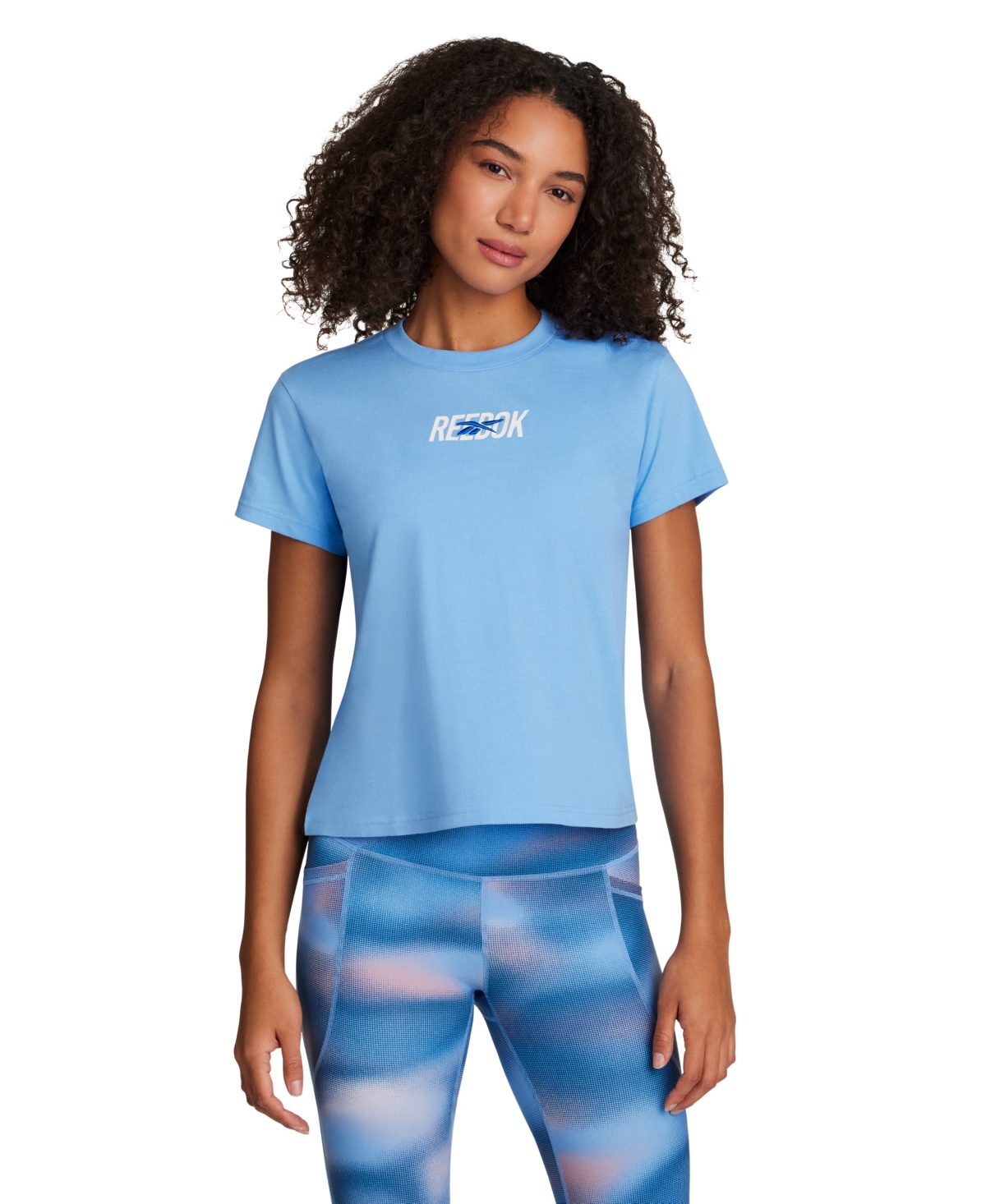 Click here for Reebok Womens Short-Sleeve Crew Neck Pull-On T-Shi... prices