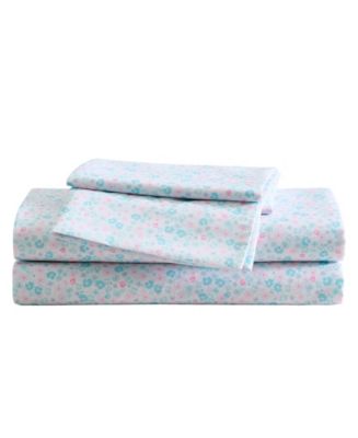 Betsey Johnson Leopard Rosettes Printed Microfiber Sheet Set - Macy's