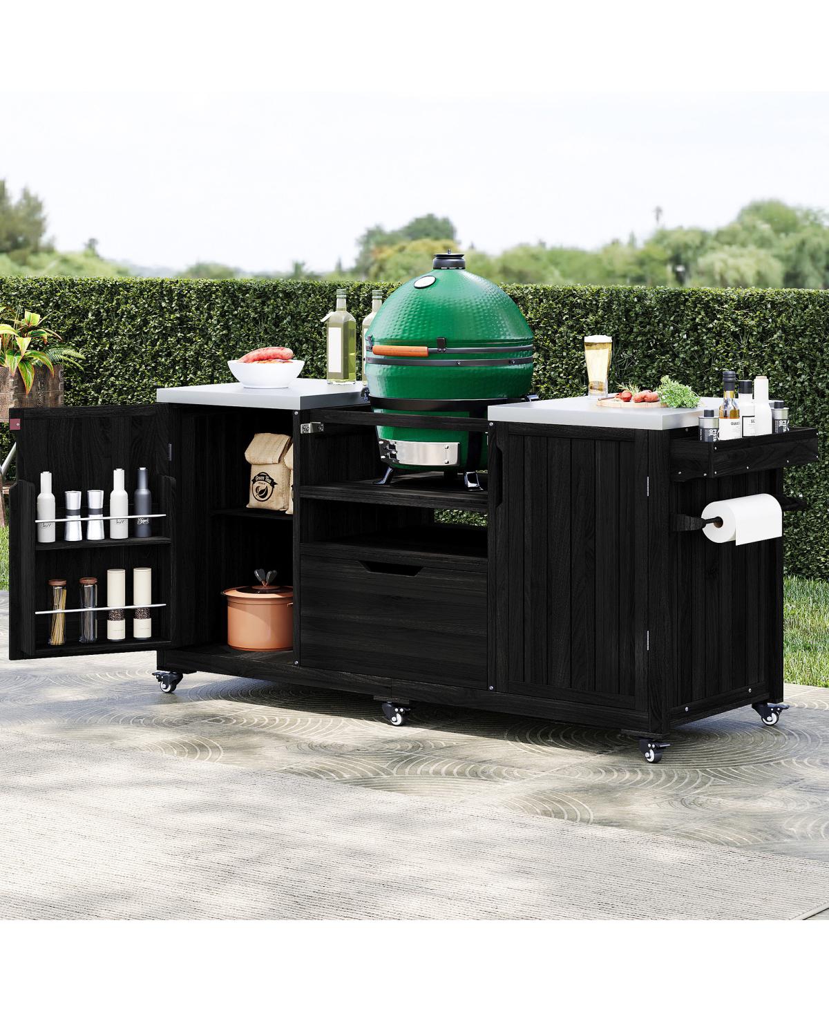 Click here for Streamdale Furniture 66.5" Outdoor Kitchen Is... prices