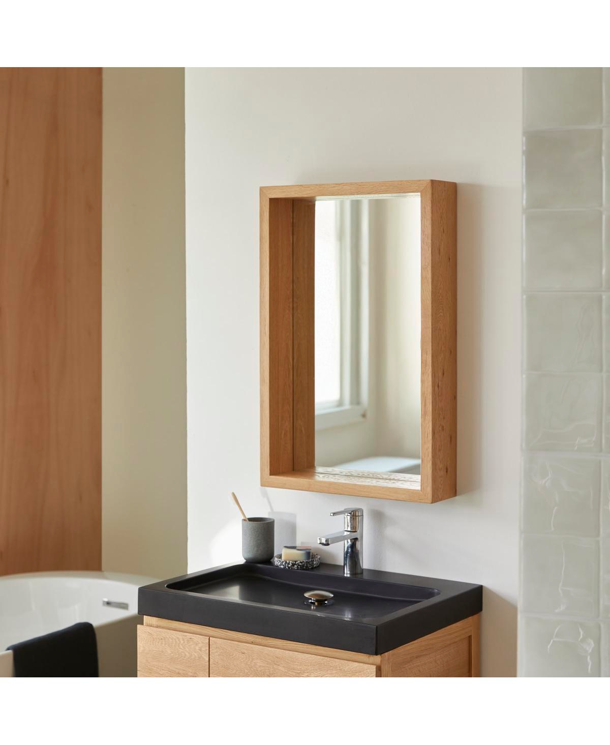 Click here for Tikamoon Easy Oak Wood Mirror prices