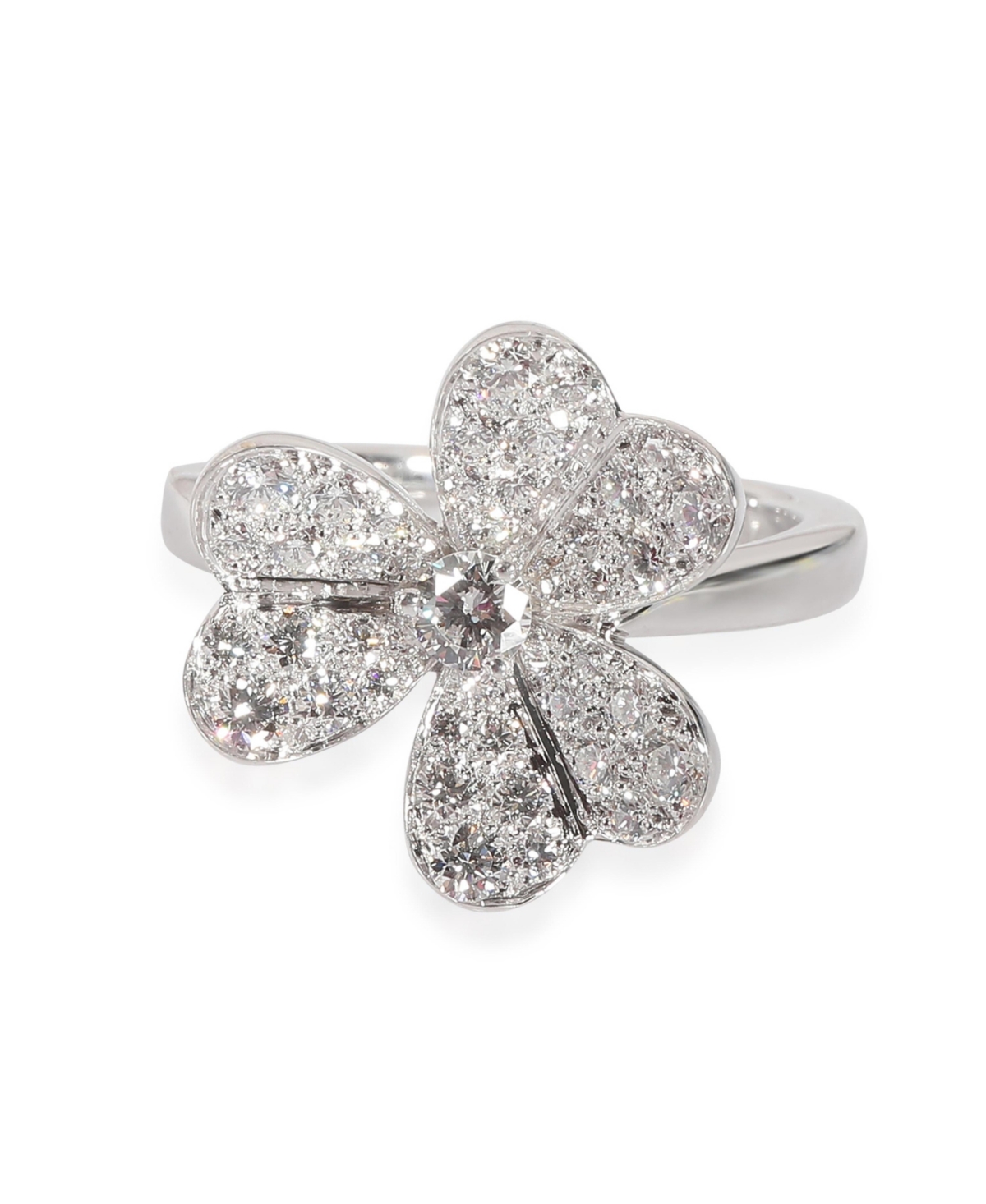 Click here for Pre-Owned Van Cleef & Arpels Frivole Ring in 18k W... prices