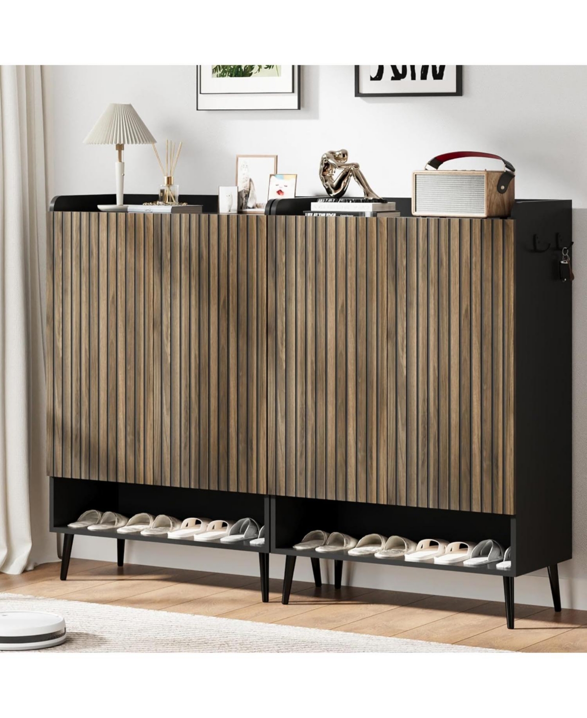 Click here for gaomon Large Shoe Cabinet with Doors，6-Tier... prices