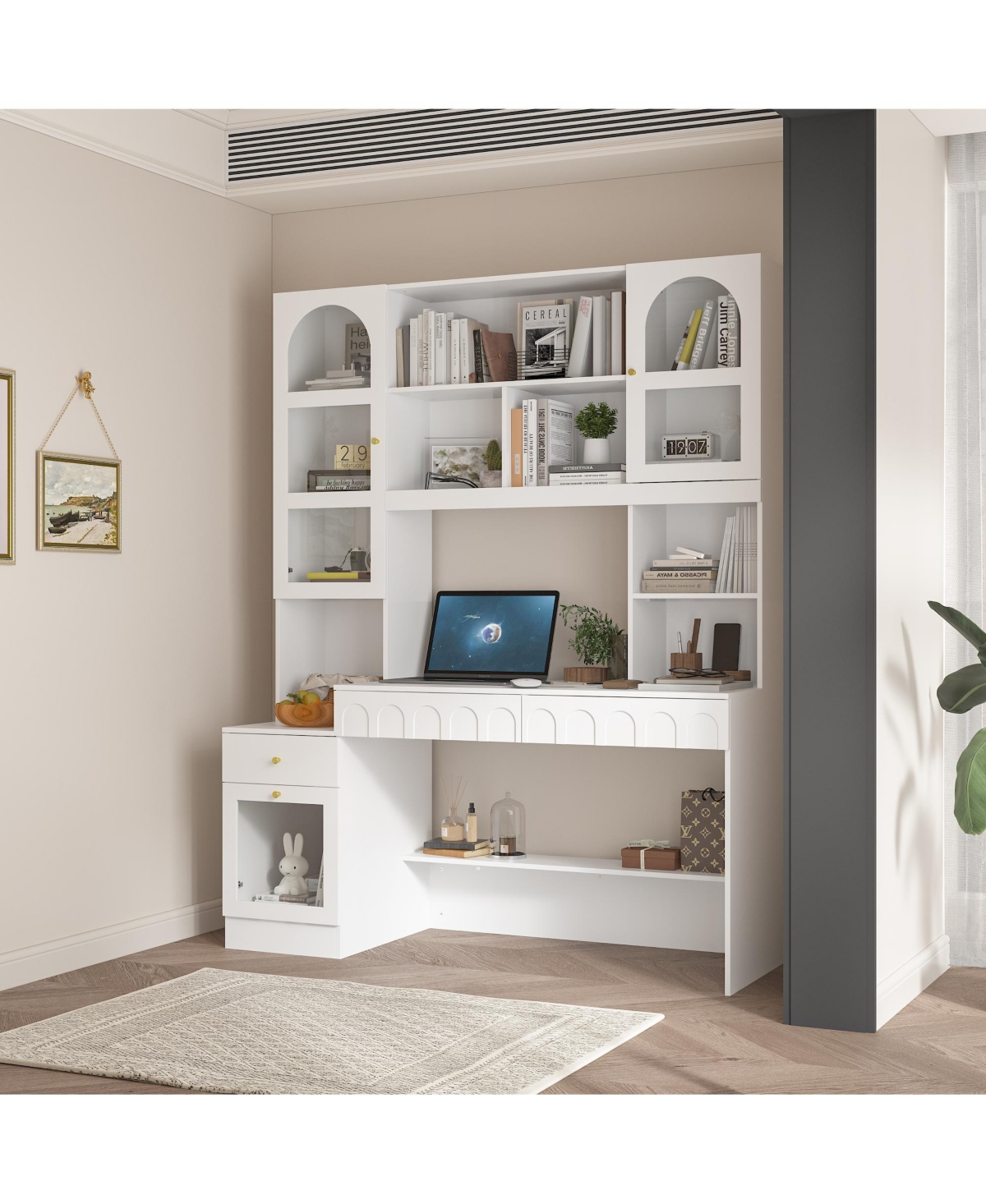 Click here for Homsee 79.1 in. Tall Wood 13-Shelf Standard Bookca... prices