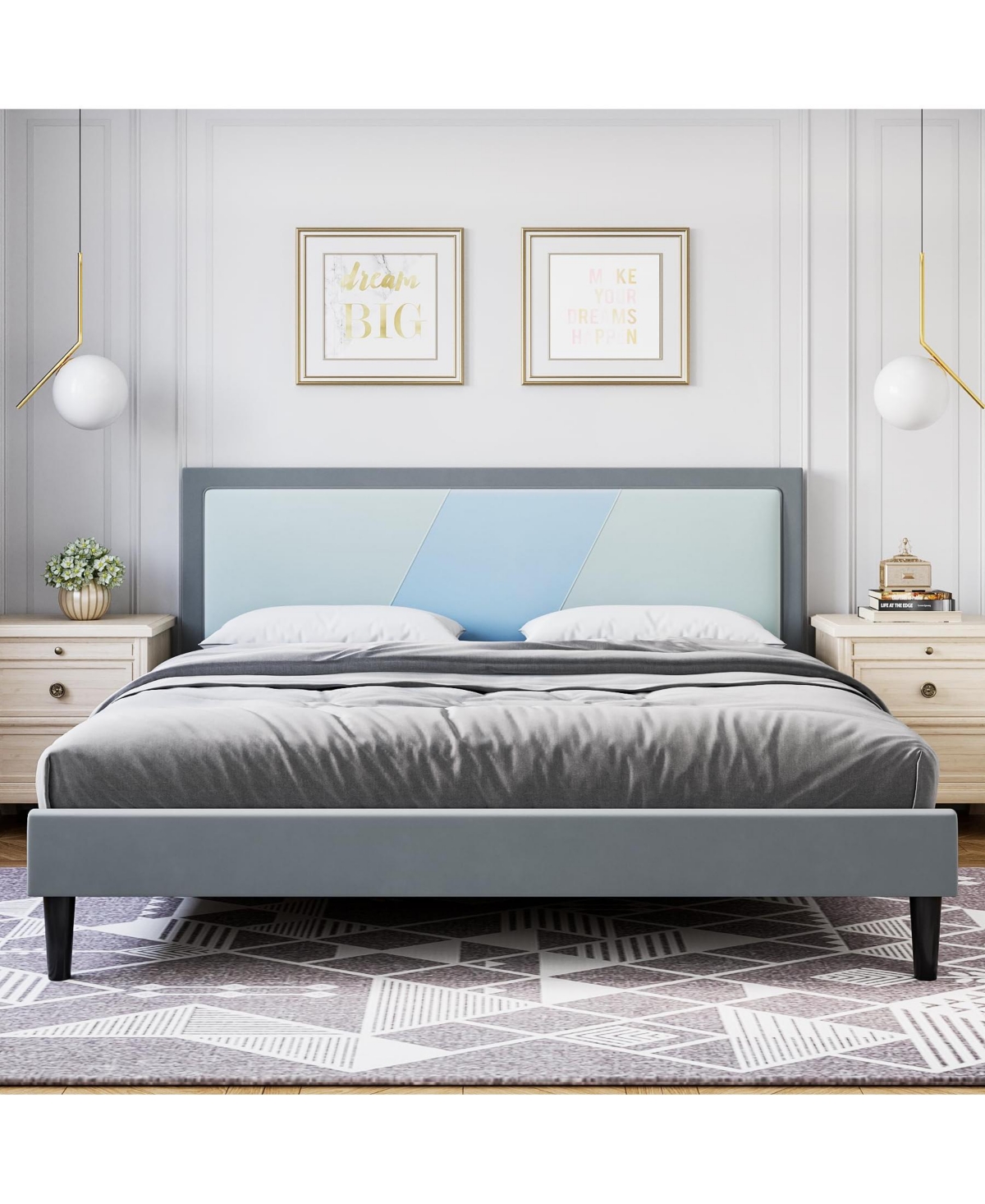 Click here for gaomon Queen Bed Frame with Adjustable Height Head... prices