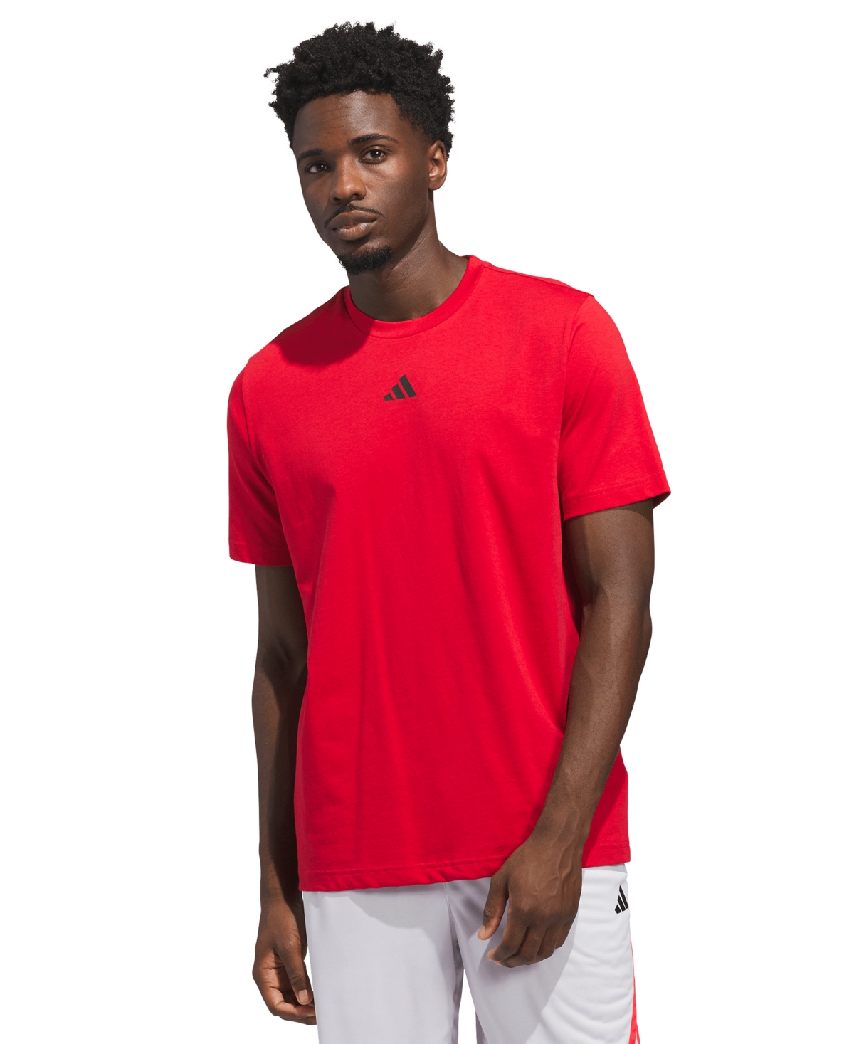 Click here for adidas Mens Basketball Crewneck T-Shirt - Power Re... prices