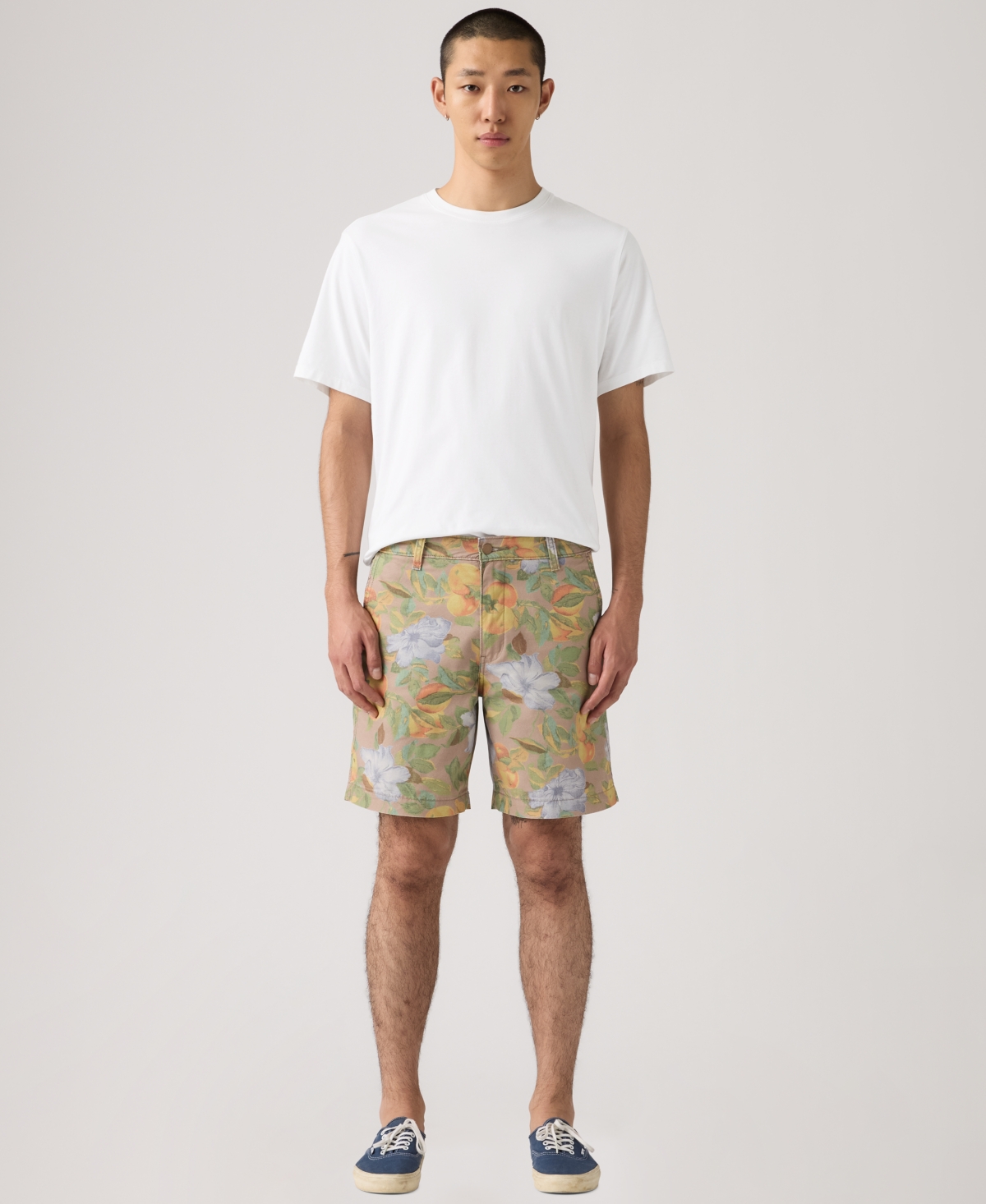 Click here for Levis Mens Authentic Regular-Fit Chino Shorts - Fl... prices