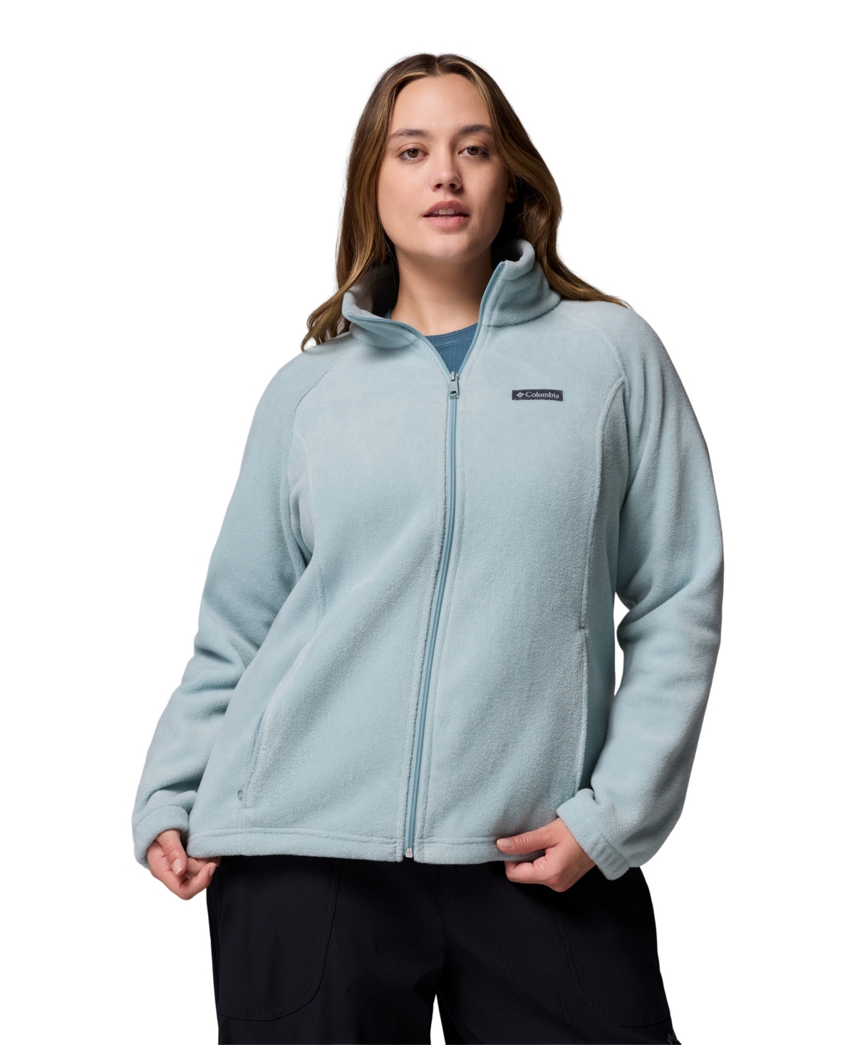 Click here for Columbia Plus Size Classic-Fit High Collar Jacket... prices