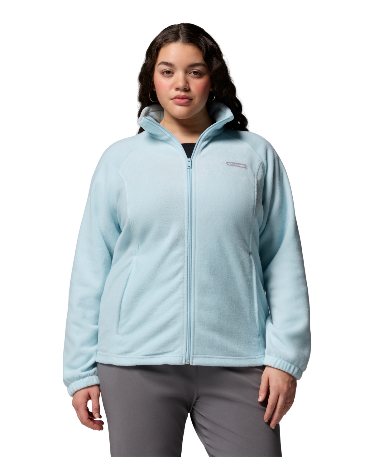 Click here for Columbia Plus Size Classic-Fit High Collar Jacket... prices