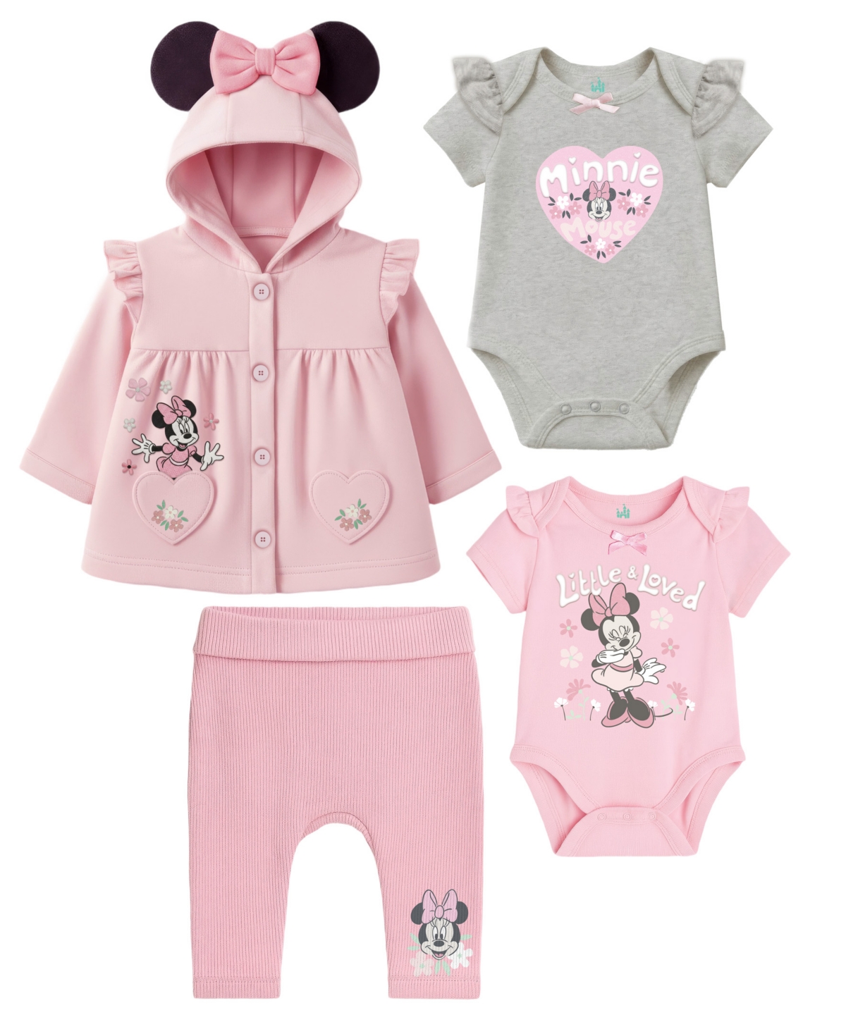 Click here for Disney Baby Girls Minnie Mouse Jacket and Bodysuit... prices