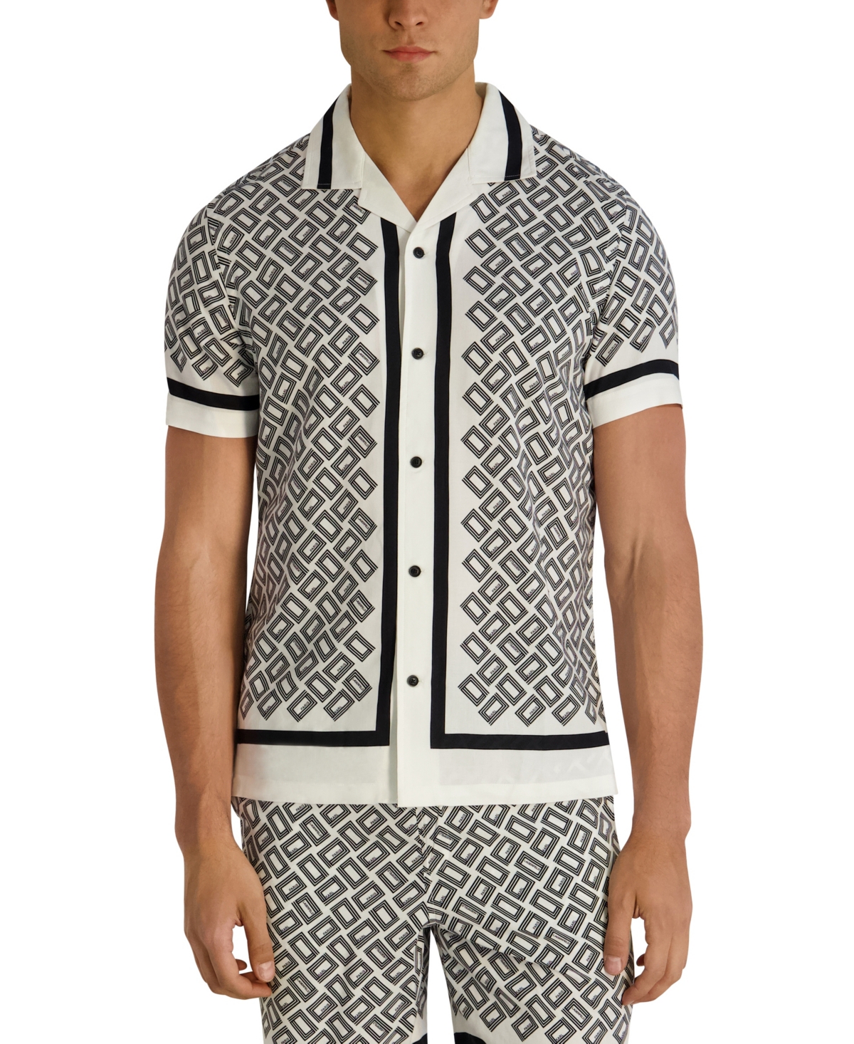 Click here for Karl Lagerfeld Paris Mens Double L Short-Sleeve Sh... prices
