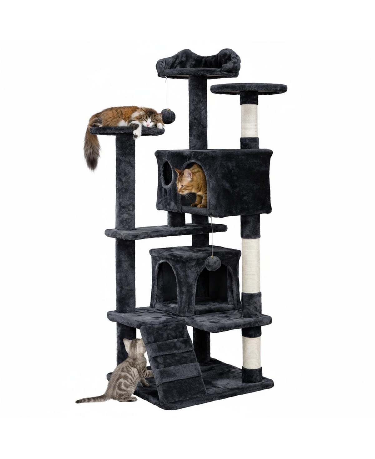 Click here for Aronkl Multi-level Cat Tree Tower with Cat-ear Per... prices