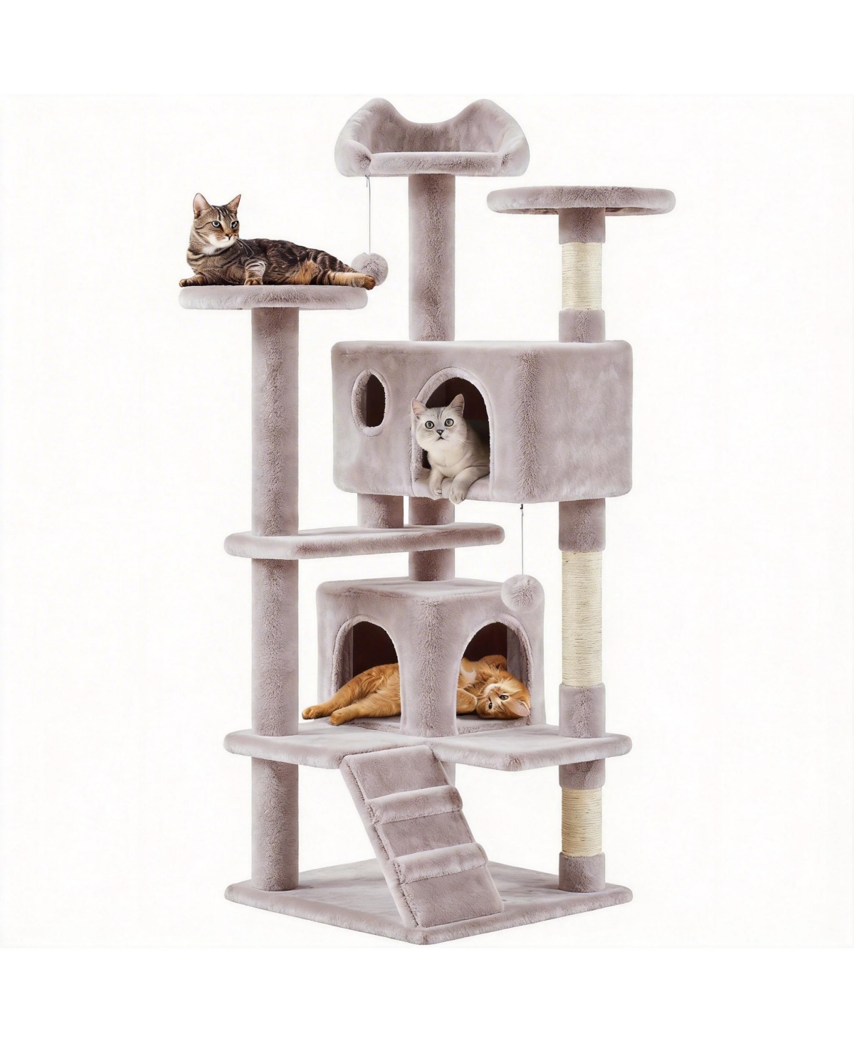 Click here for Aronkl Multi-level Cat Tree Tower with Cat-ear Per... prices
