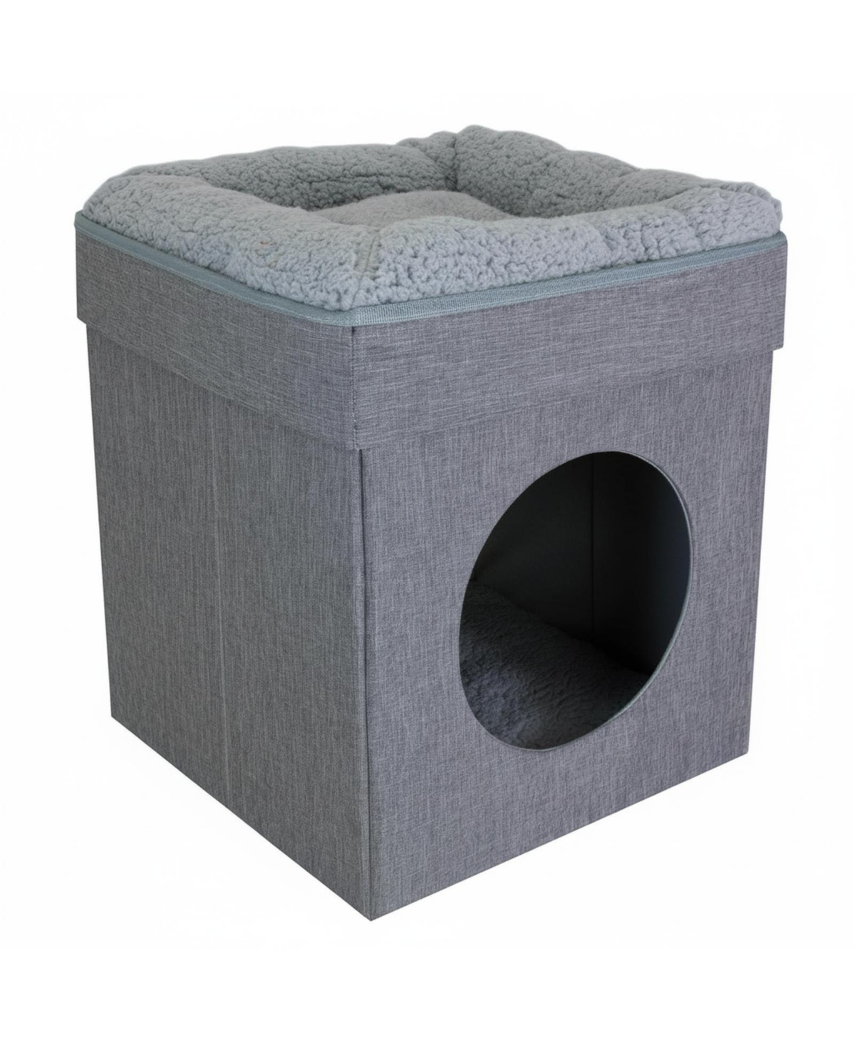 Click here for Aronkl 2 in 1 Cat Cube Bed Lounging Platform Folda... prices