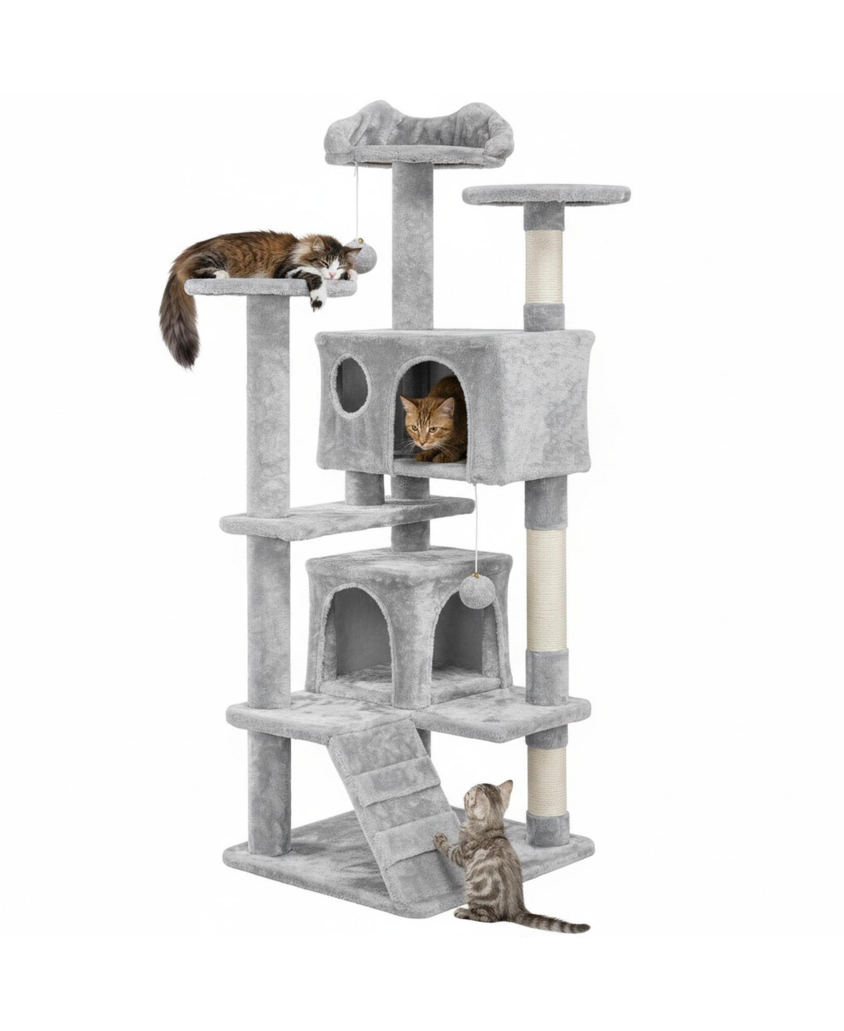 Click here for Aronkl Multi-level Cat Tree Tower with Cat-ear Per... prices