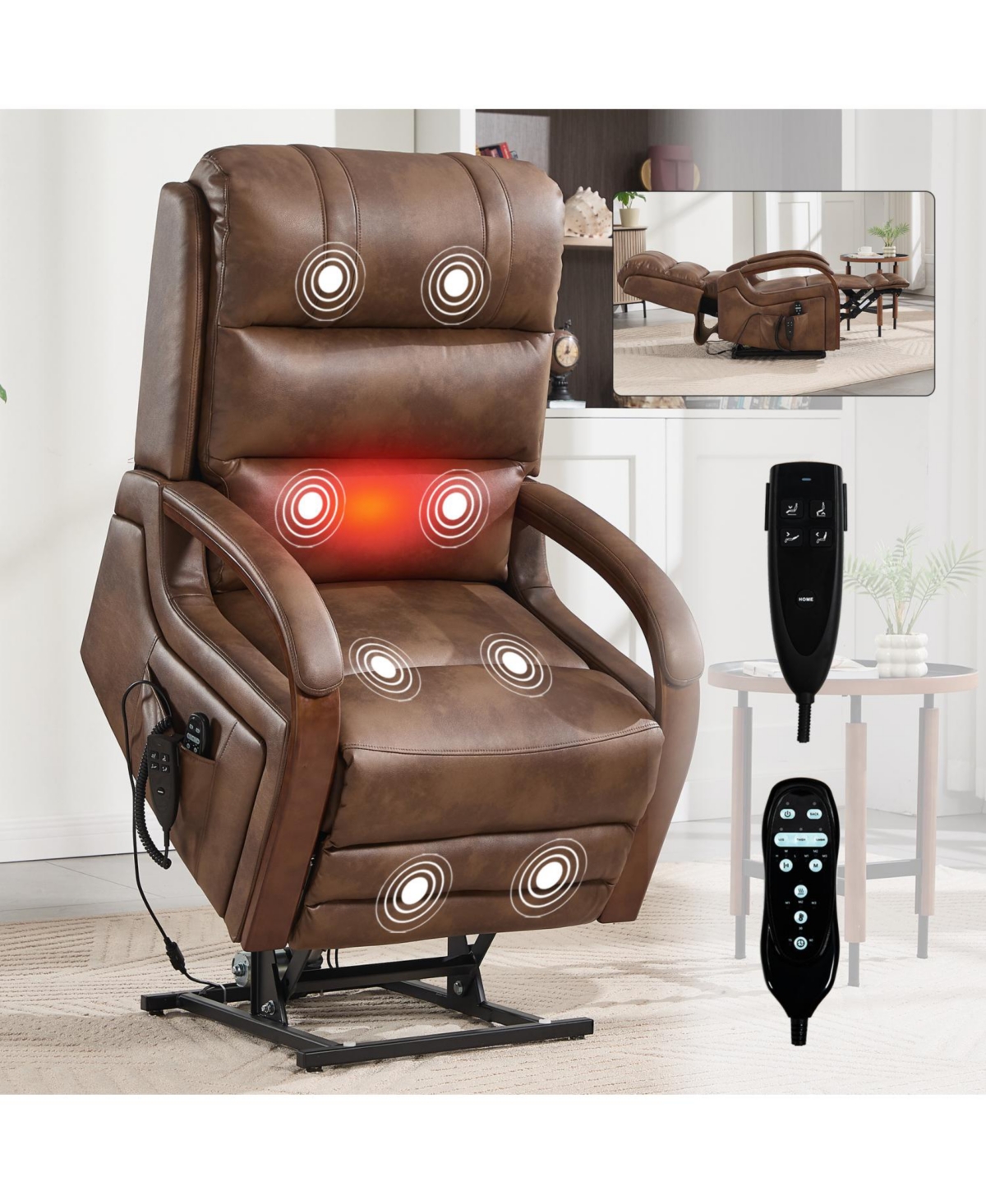 Click here for Streamdale Furniture Power Leatheraire Lift Reclin... prices
