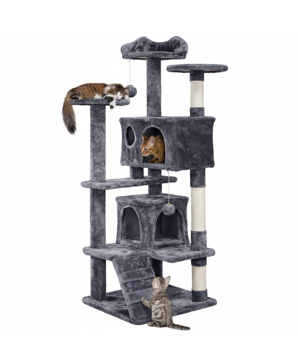 Click here for Aronkl Multi-level Cat Tree Tower with Cat-ear Per... prices