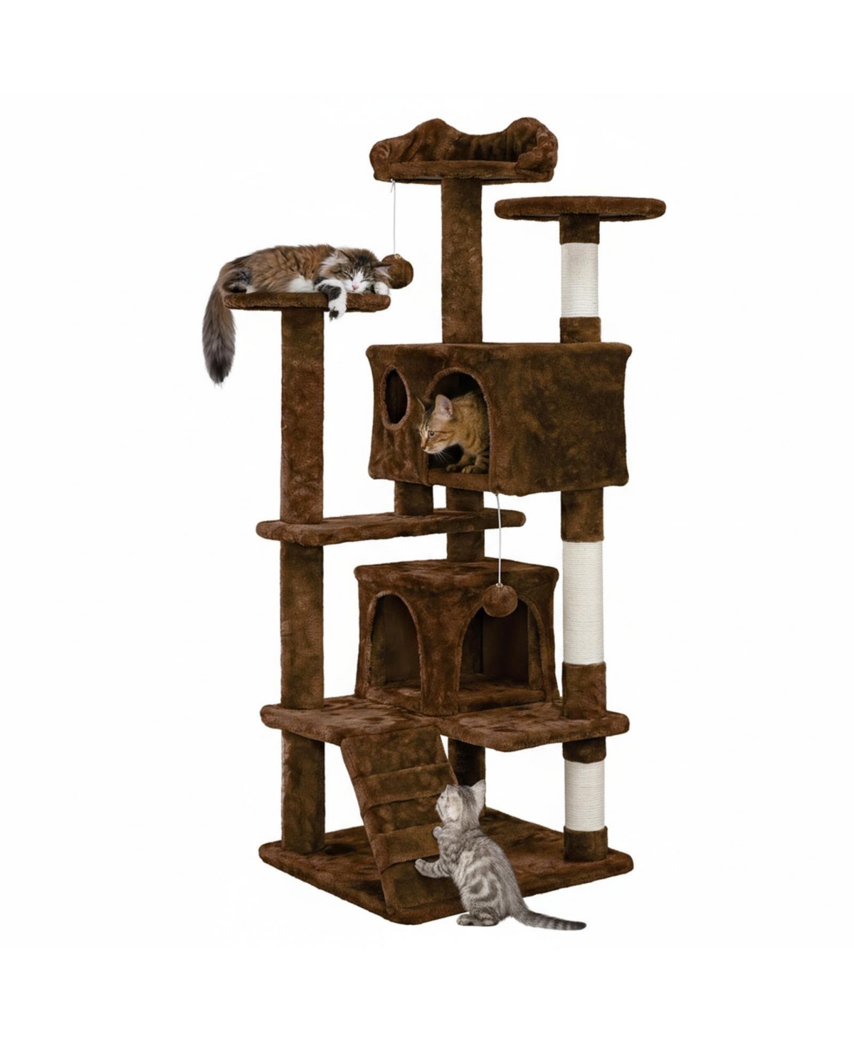 Click here for Aronkl Multi-level Cat Tree Tower with Cat-ear Per... prices