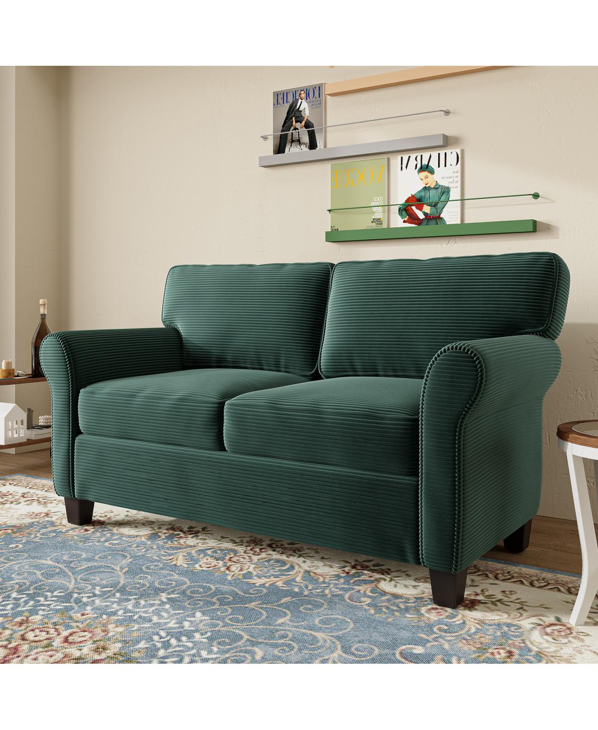 Click here for Streamdale Furniture Modern Corduroy 2-Seater Sofa... prices