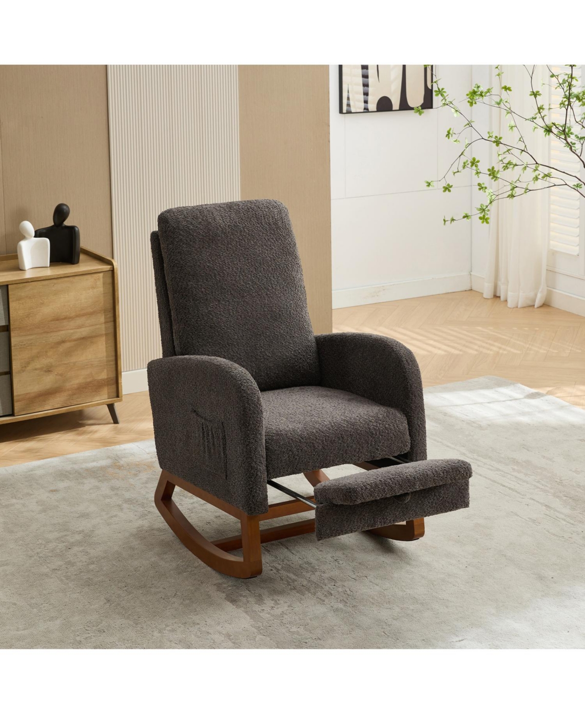 Click here for Streamdale Furniture Rocking Glider Chair with Foo... prices