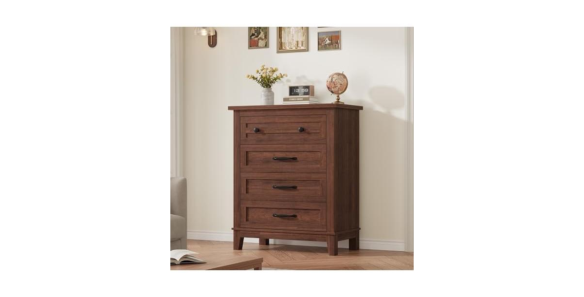 Click here for gaomon 4 Dresser for Bedroom  34.8" Tall Vert... prices