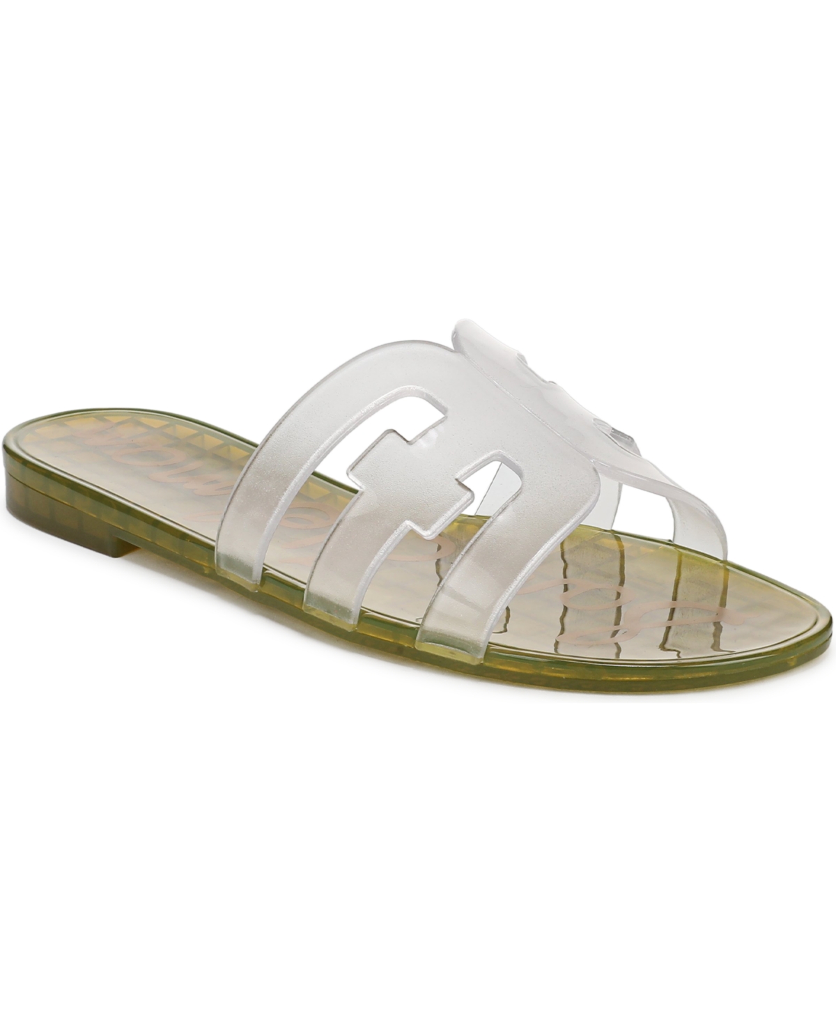 Click here for Sam Edelman Womens Bay Jelly Slide Flat Sandals -... prices