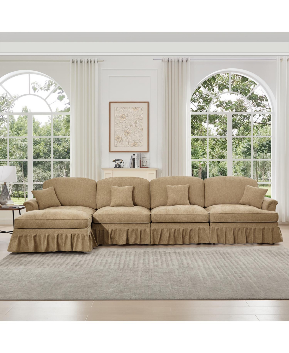 Click here for Streamdale Furniture Chenille Sectional Sofa with... prices
