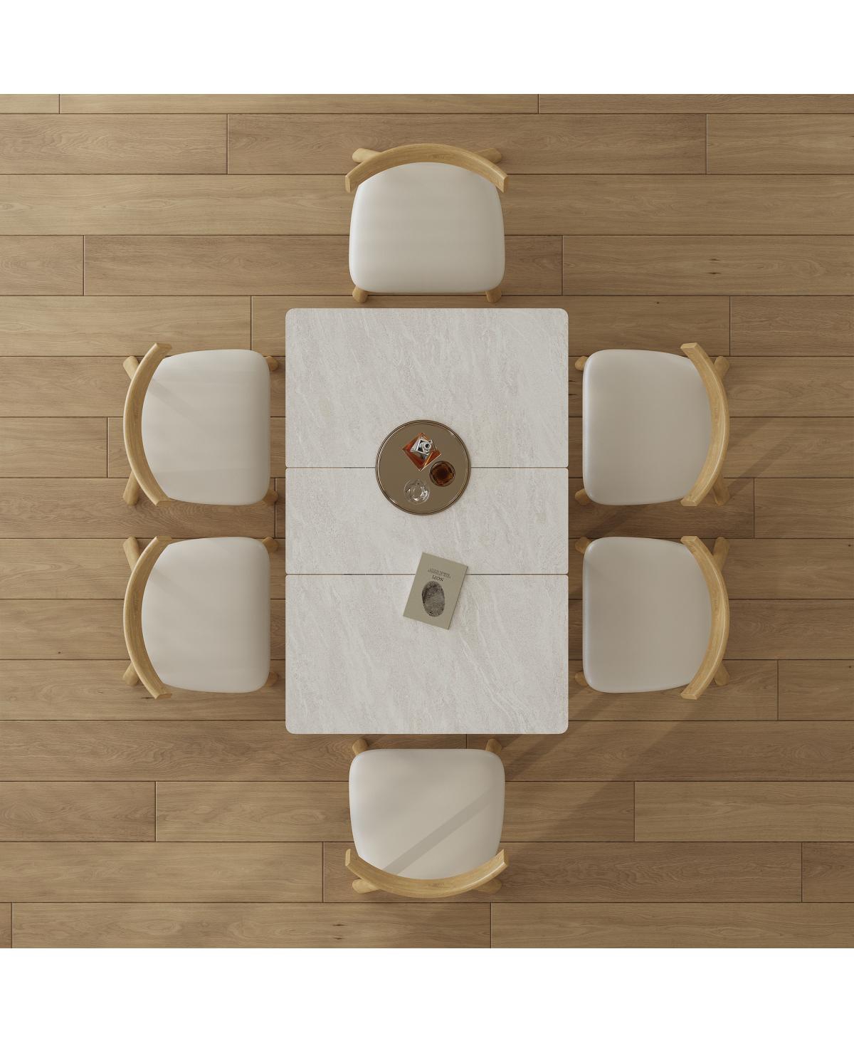 Click here for Streamdale Furniture Retractable Rock Slab Dining... prices