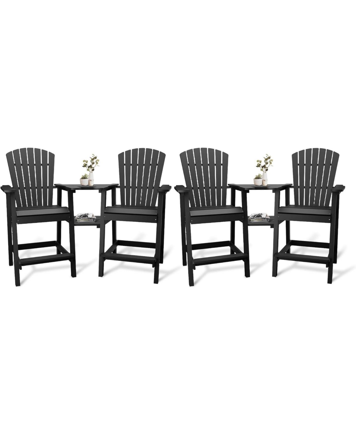 Click here for gaomon Outdoor Poly Adirondack Barstools with Conn... prices