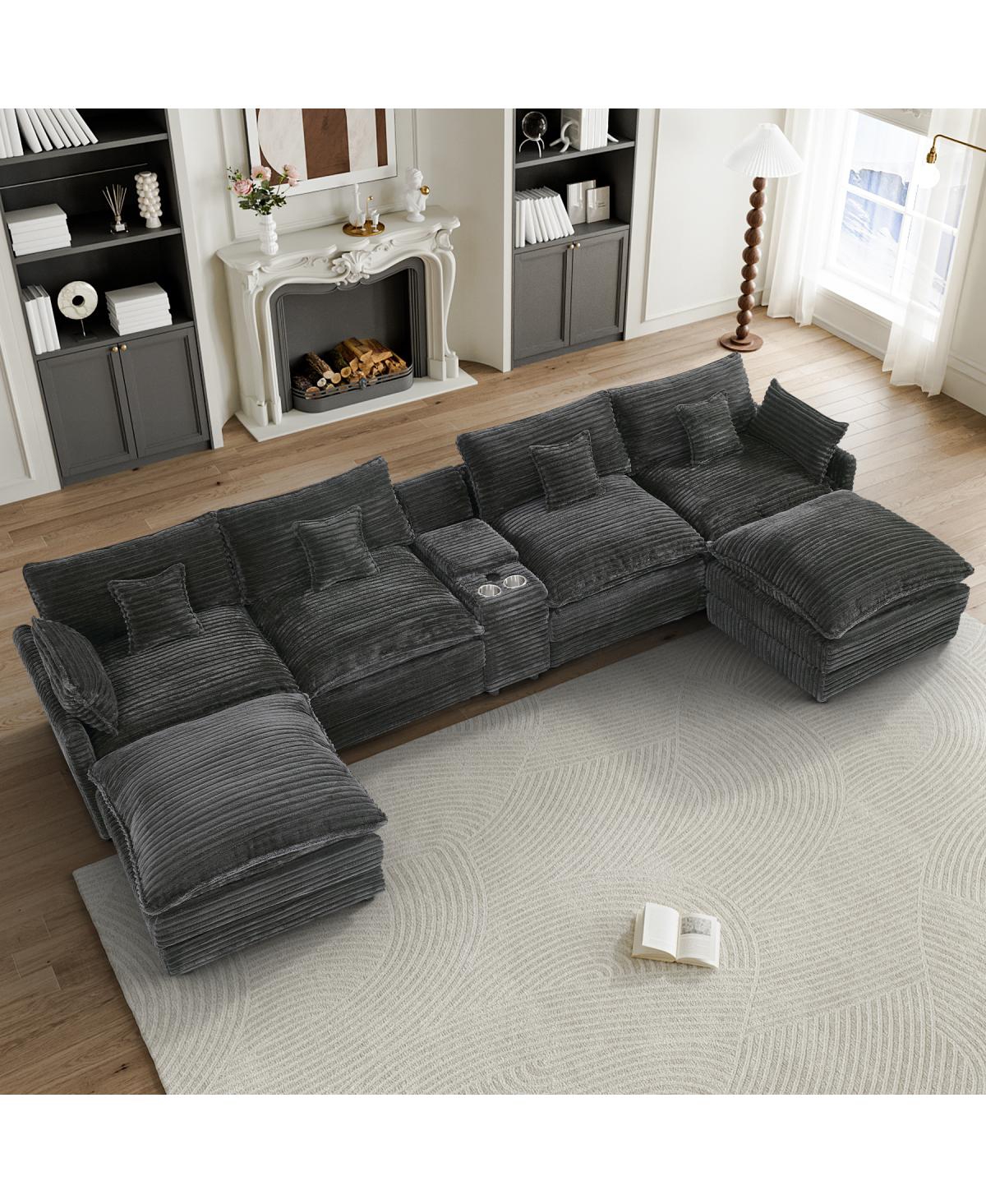 Click here for Streamdale Furniture Seven-piece sofa set with con... prices